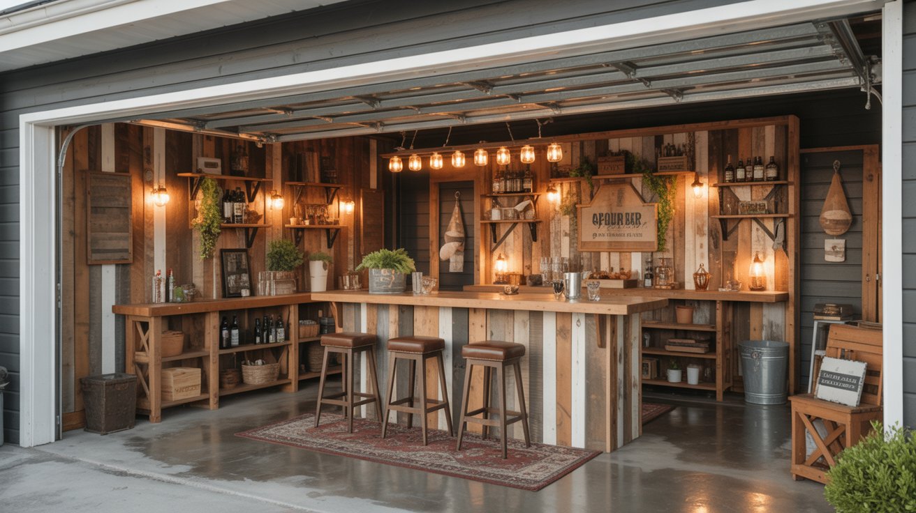 10 Chic Garage Bar Themes - savorthegathering.com