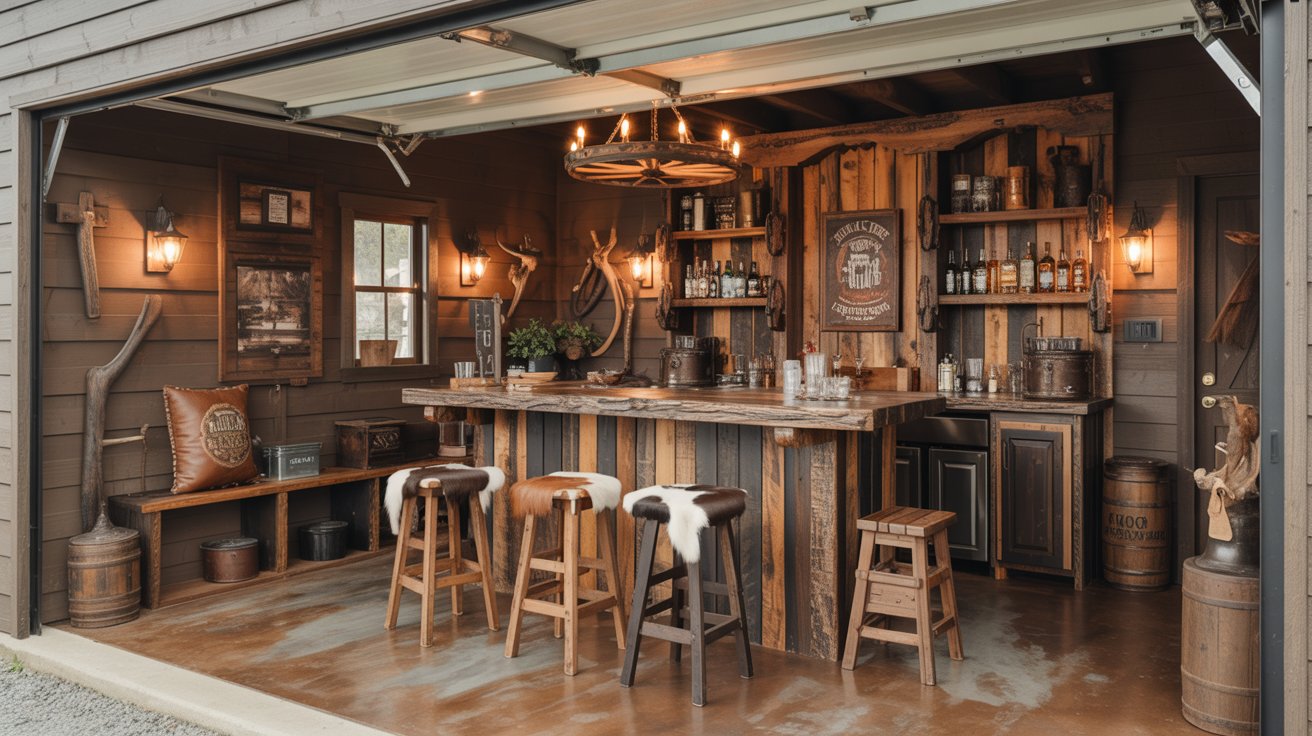 10 Chic Garage Bar Themes - savorthegathering.com